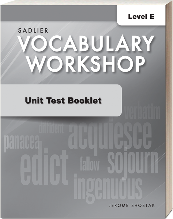 Vocabulary Workshop Achieve | Grades 6–12+ | Sadlier School Vocabulary Workshop Achieve | Grades 6–12+ | Sadlier School